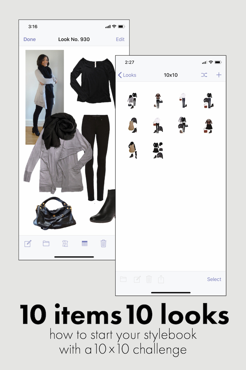 Stylebook Closet App: 10x10 Challenge
