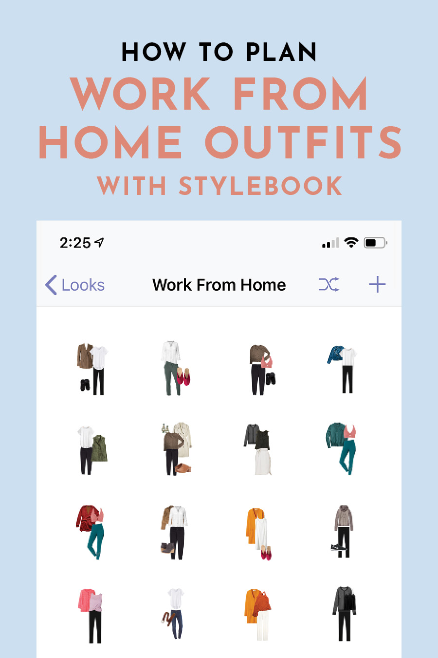 Stylebook Closet App: Work From Home Outfits